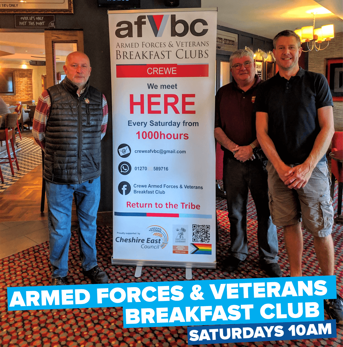 Crewe Armed Forces & Veterans Breakfast Club – Cllr James Pratt | St ...