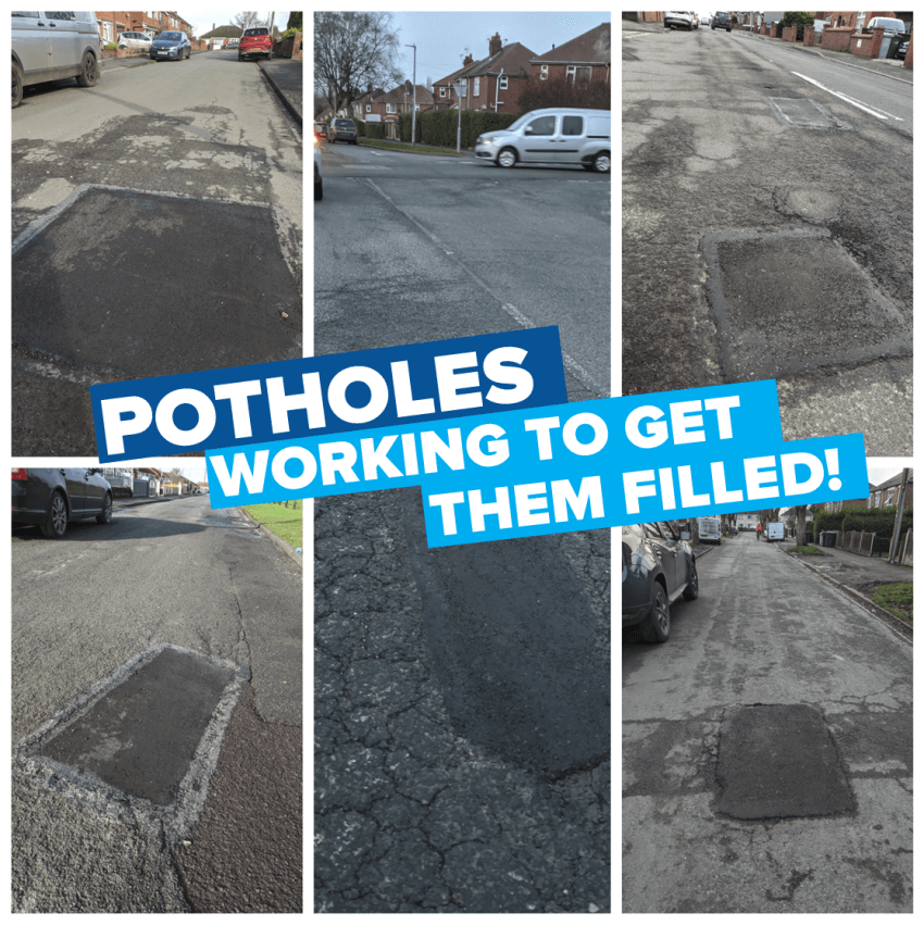 Working to tackle potholes in St Barnabas – Cllr James Pratt | St Barnabas