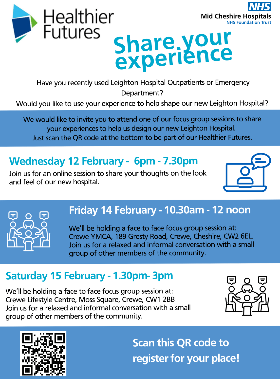 Leighton Hospital – Share your experience and help shape our new ...