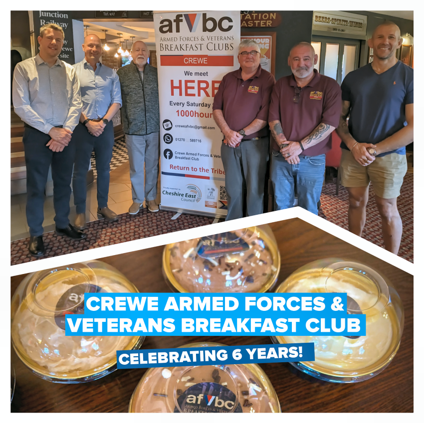 Crewe Armed Forces & Veterans Breakfast Club – celebrating 6 years ...