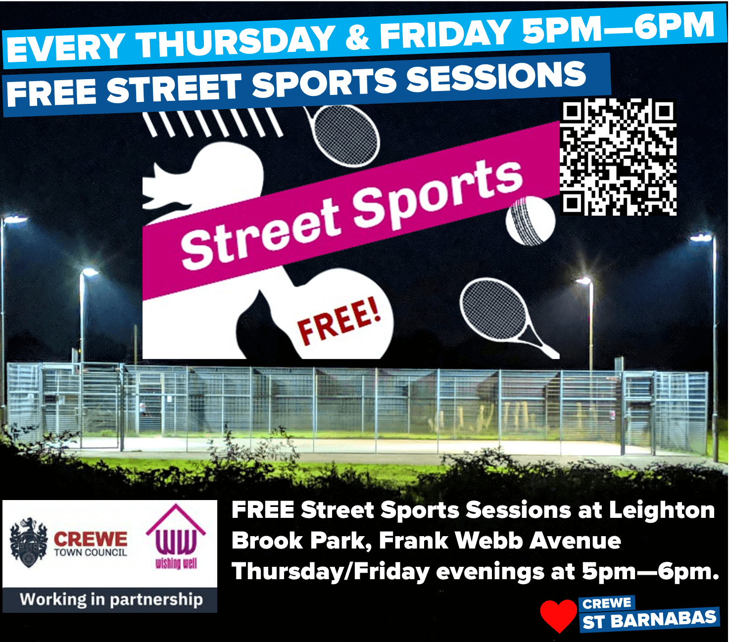 FREE Street Sports sessions each Friday 5-6pm Leighton Brook Park ...